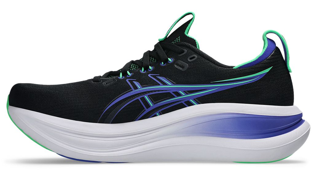 Asics Mens Gel Nimbus 28 - Black/Cobalt Burst | Run North West