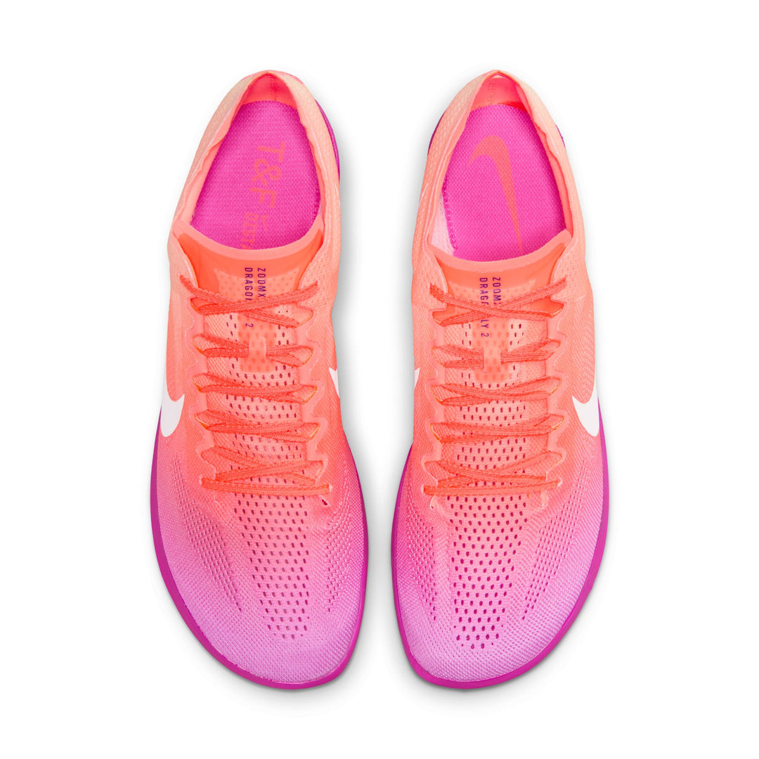 Nike ZoomX Dragonfly 2 Spikes - Bright Mango/White/Indigo Burst | Run ...