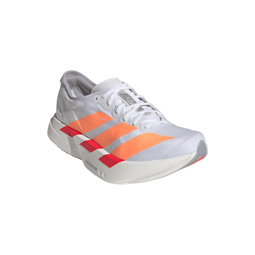 Adidas Womens Adizero Adios Pro 4 - Footwear White/Beam Orange/Lucid ...