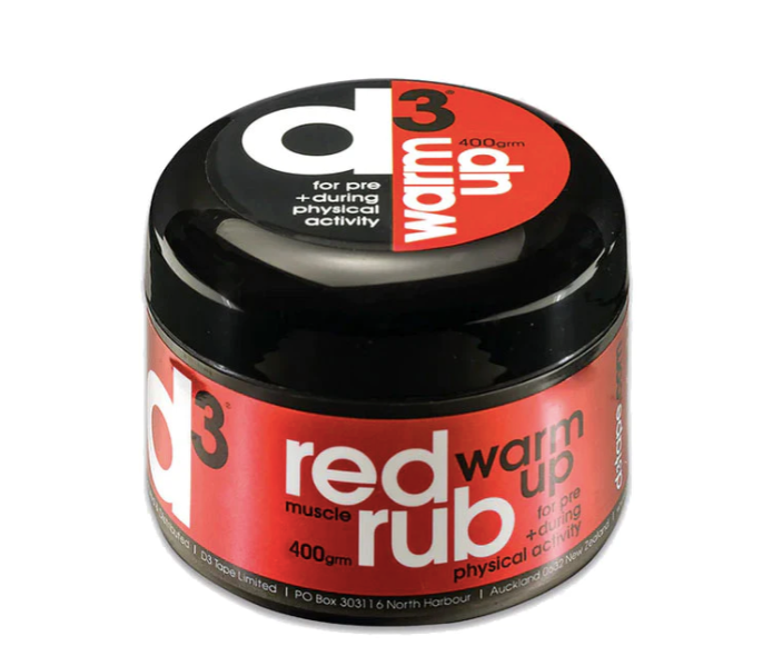 D3 Red Warm Up Rub 200g – Run North West