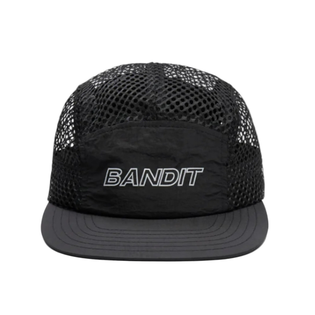 Bandit Reflective Logo Run Hat with Mesh - Bandit Black | Run North West
