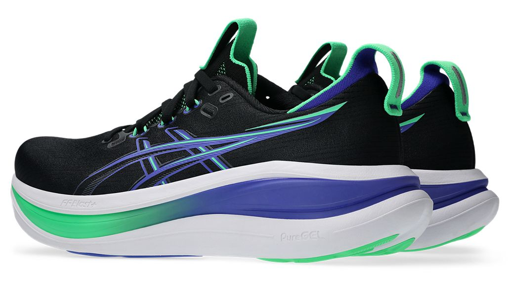Asics Mens Gel Nimbus 28 - Black/Cobalt Burst | Run North West